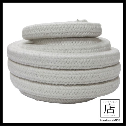 Ceramic Fibre Square Braided Rope 25.4mm x 30m Ceramic Braided Packing ...
