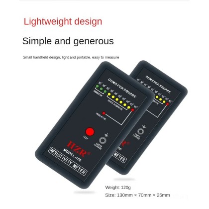 Surface Resistance Meter ESD Resistivity Tester Static Electricity ...