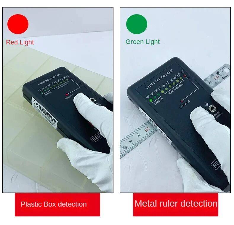 Surface Resistance Meter ESD Resistivity Tester Static Electricity ...