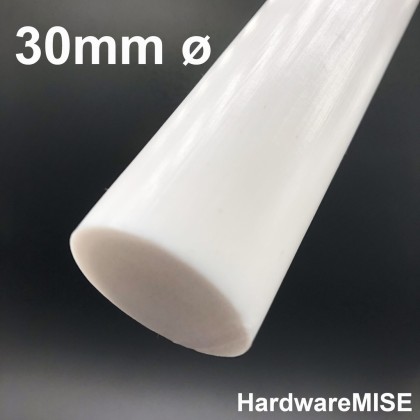 PTFE ROD 30mm Diameter White Color Round Bar Malaysia Supplier