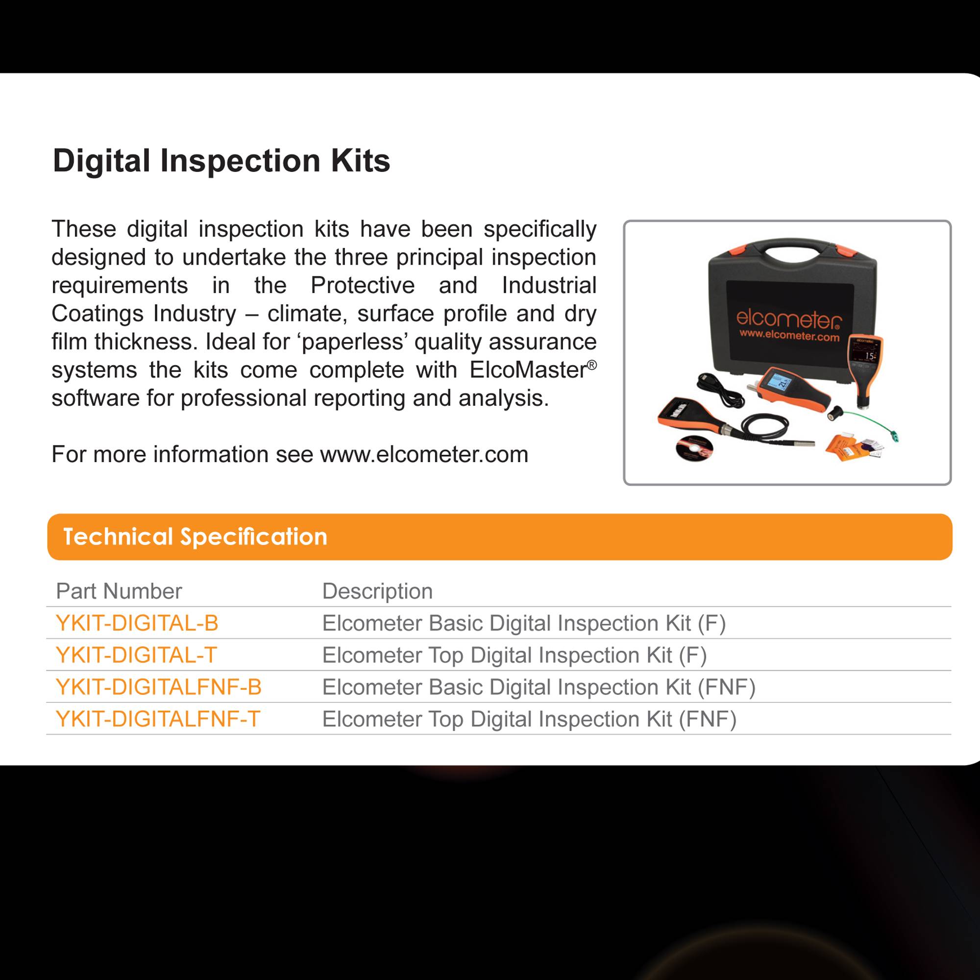 Elcometer E224C-TI Model T 224 Digital Surface Profile Gauge