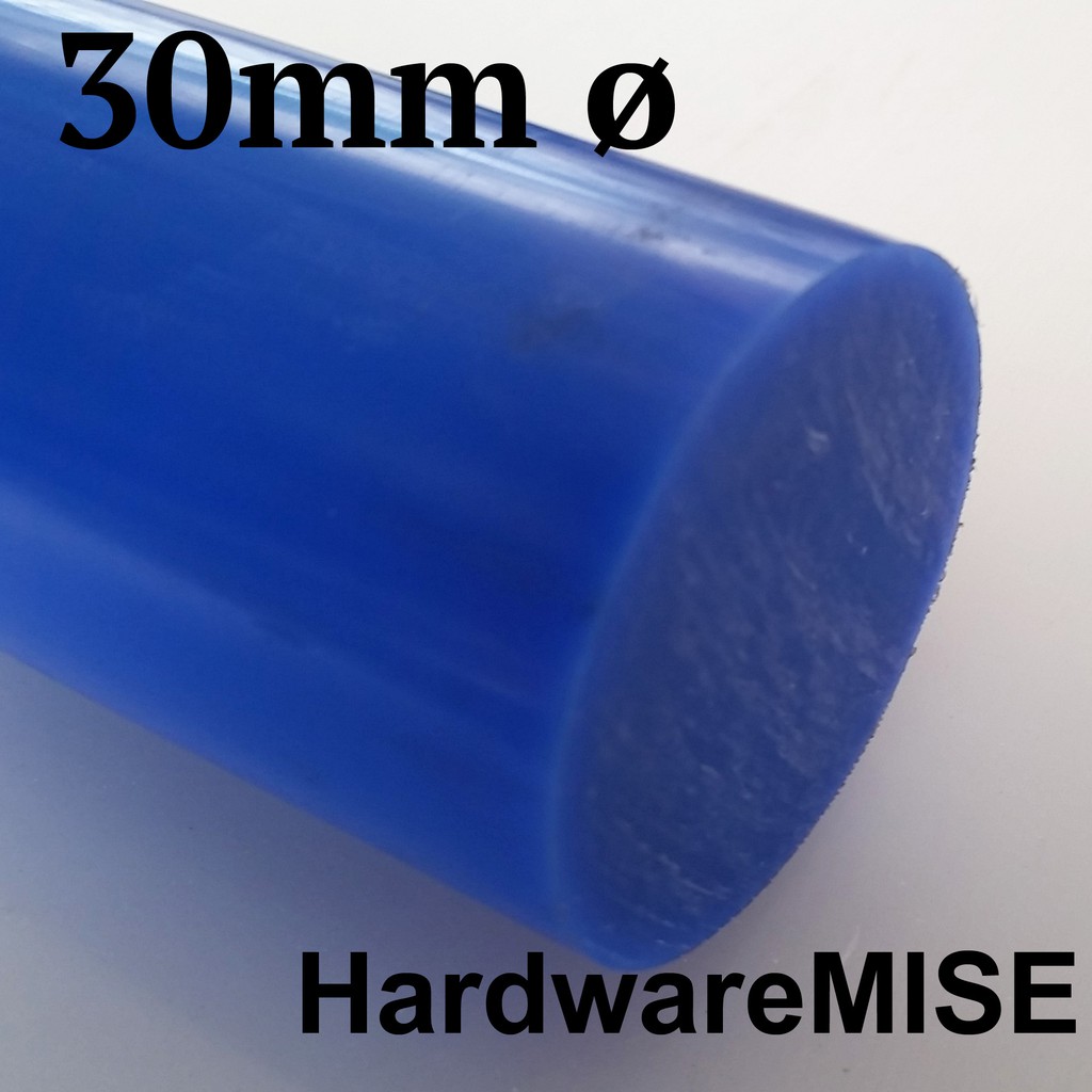 Nylon Rod Blue Color 30mm Diameter Malaysia Ready Stock
