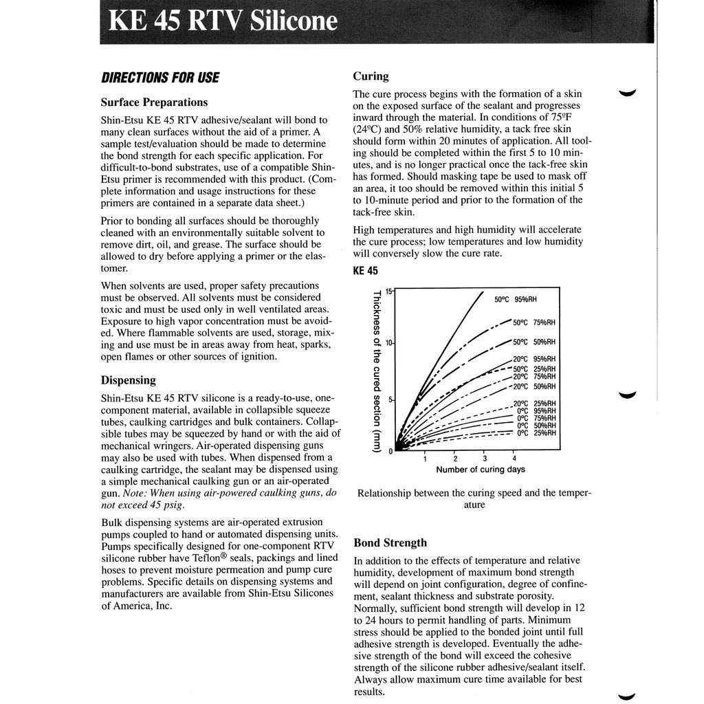 Shin-Etsu KE45T RTV KE-45T Silicone Rubber 100g (Transparent) Shinetsu ...